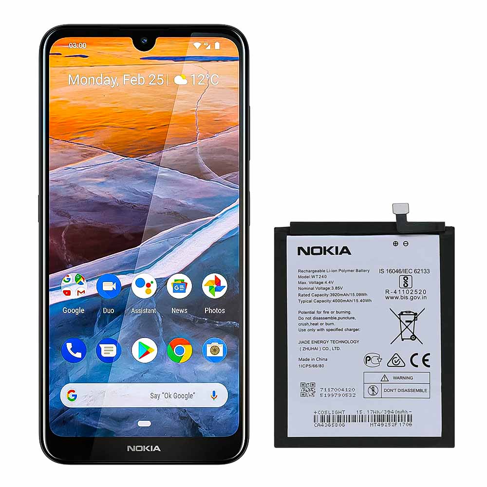 قیمت باتری اصلی گوشی نوکیا 3.2 Nokia 3.2 WT240 - باتری فون